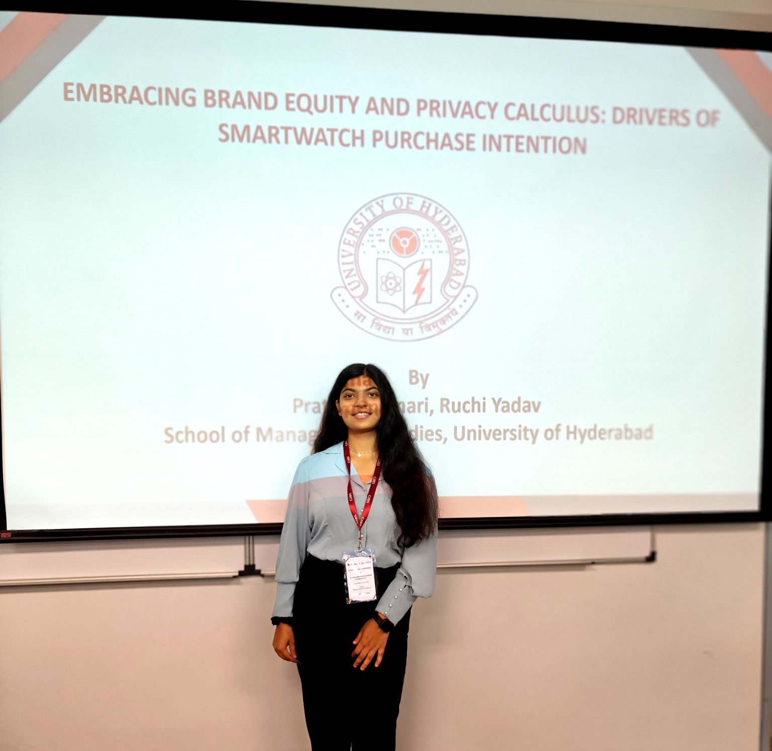 Ruchi Yadav and Pratima Kumari receive Best Presentation Award at Sunway University, Malaysia