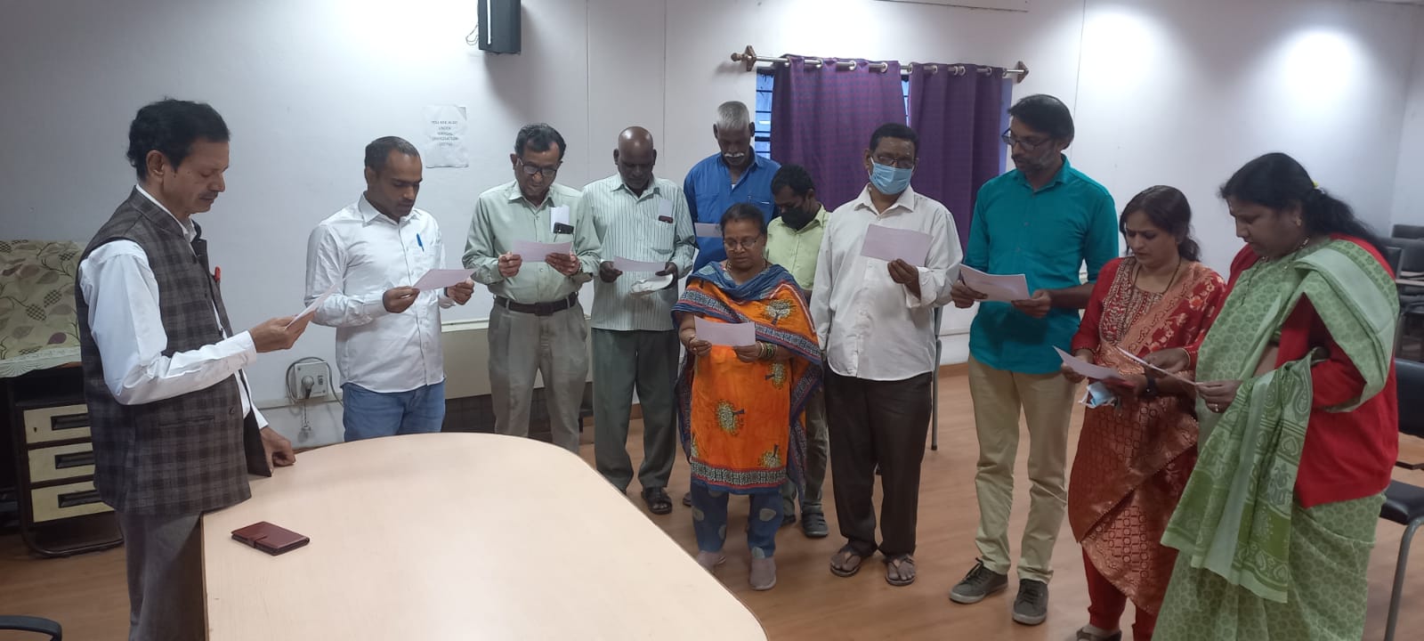UoH Employees take Integrity Pledge as part of Vigilance Awareness Week