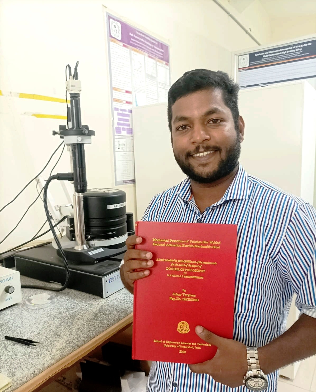 Prestigious postdoctoral fellowship to Dr. Johny Varghese