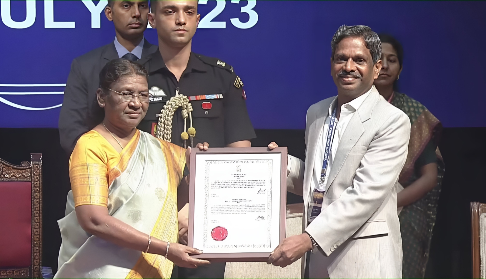 Prof. Anunay Samanta, Prof. Surajit Dhara and Prof. KC James Raju ...