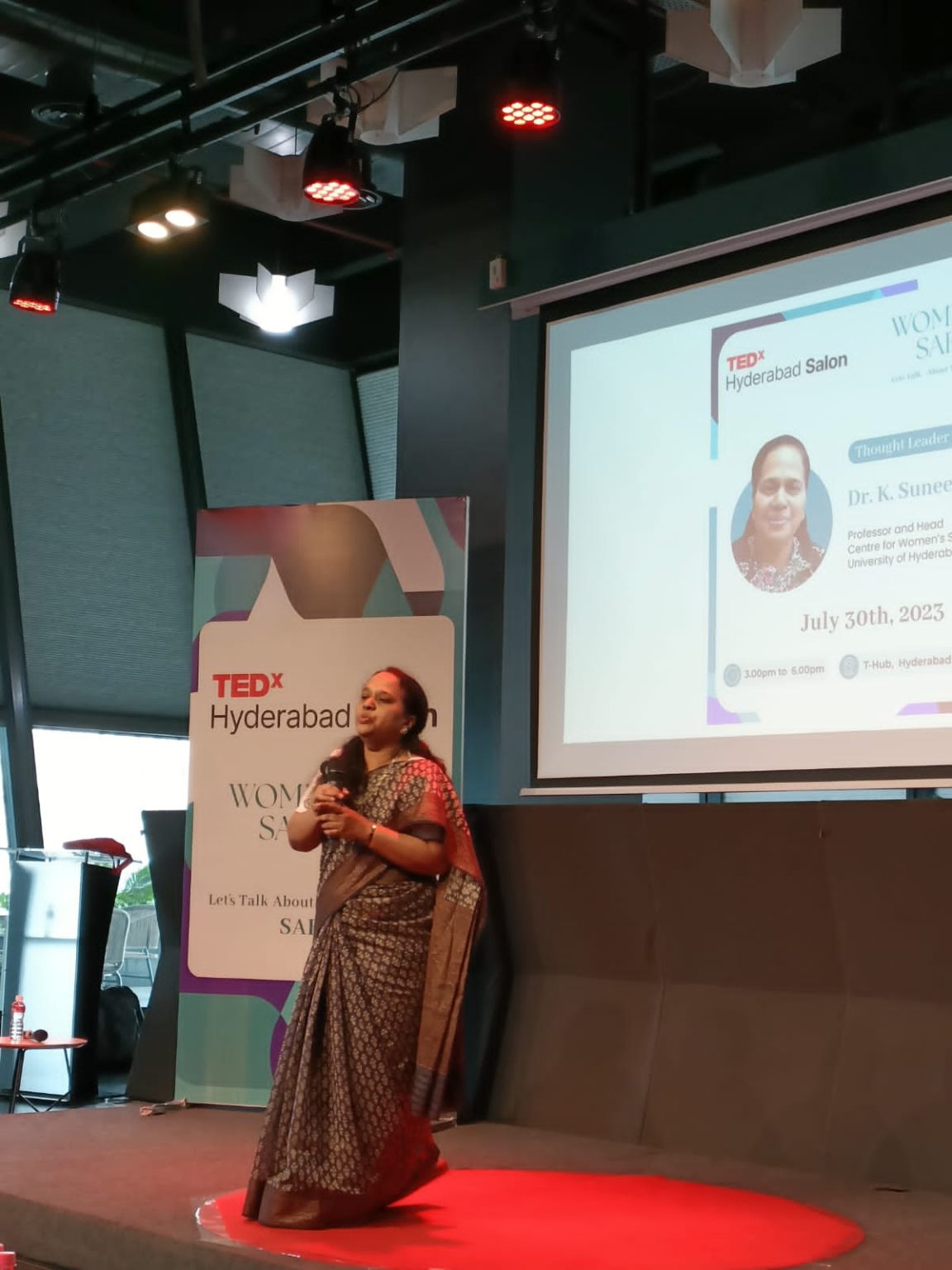 Prof. K. Suneetha Rani invited as thought leader on Women’s Safety SAHAS