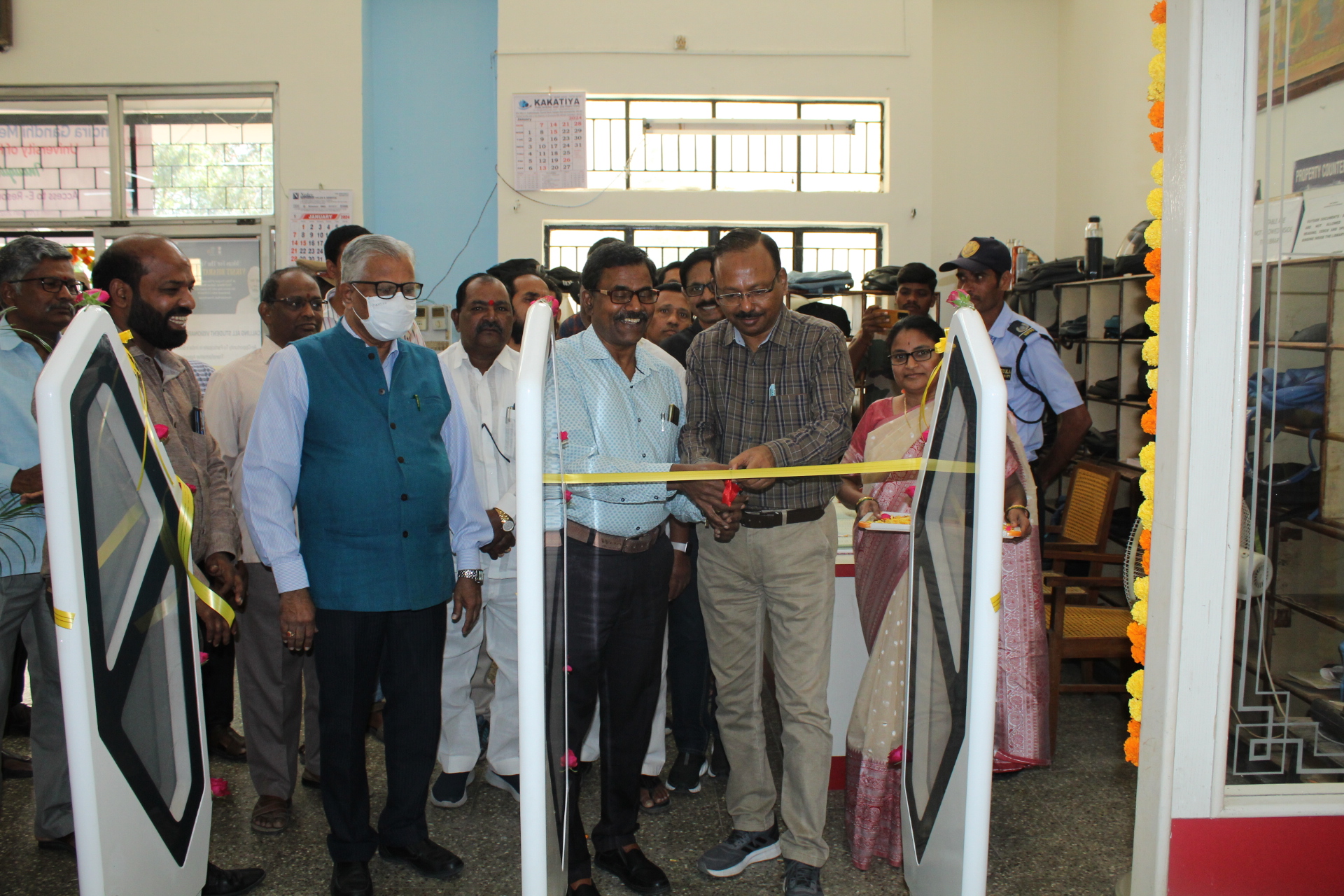 Inauguration of E-Resources Centre at IGM Library