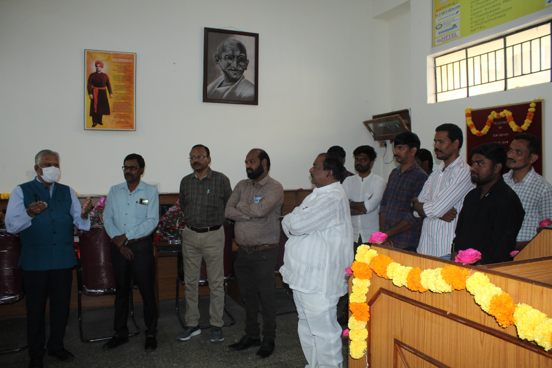 Inauguration of E-Resources Centre at IGM Library