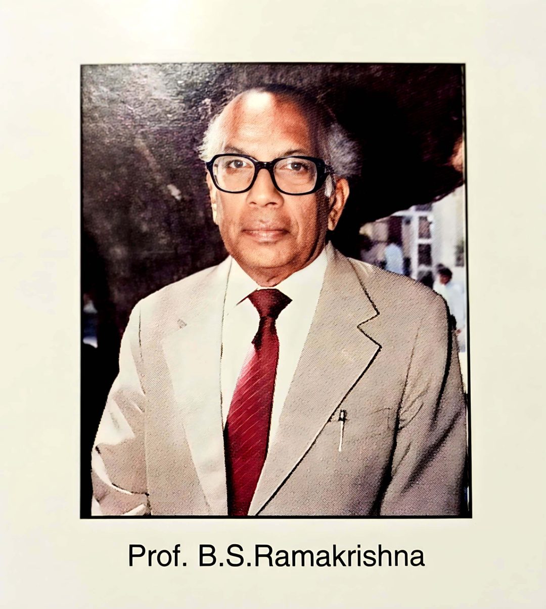 Pioneering Excellence: Professor B S Ramakrishna’s Lasting Legacy